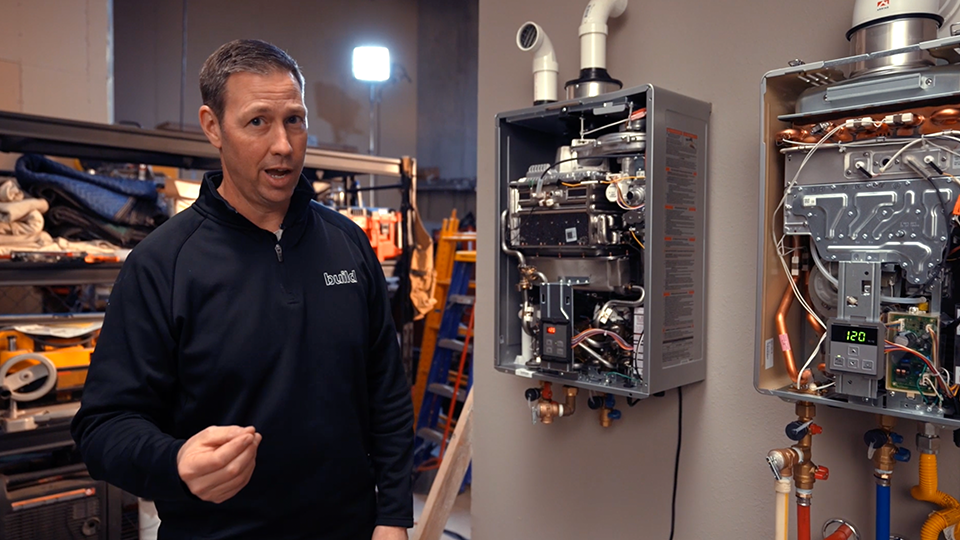 Install Gas Tankless Water Heater Supply Lines | Rinnai